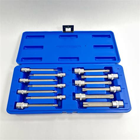 Cornwell 13pc Long Torx Driver Socket Set T8 60 Cbs Tx1302sxl