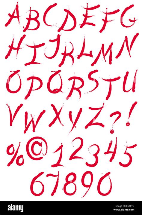 Rotes alphabet Fotos und Bildmaterial in hoher Auflösung Alamy