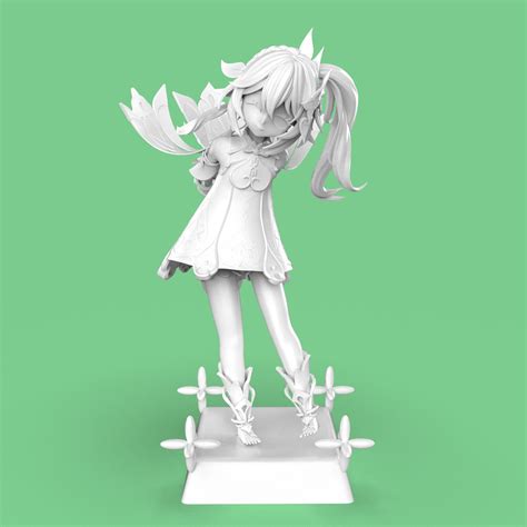 Artstation Nahida Genshin Impact Stl Fourth Attack Pose Resources