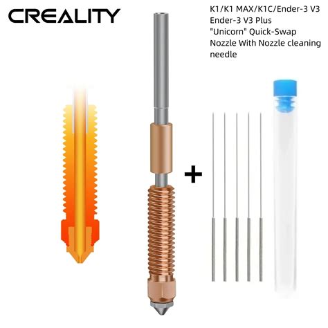 Creality Bico Unic Rnio Para Impressora 3d Quick Plug Ender 3 V3 Fits