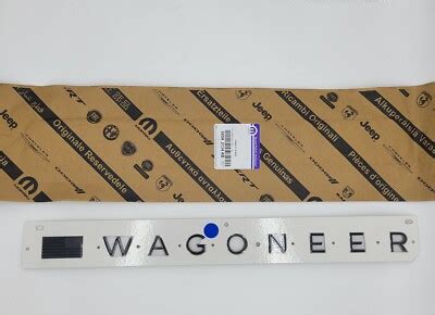 New Jeep Wagoneer Blackout Rightpass Side Emblem Oem Mopar 68542134ac