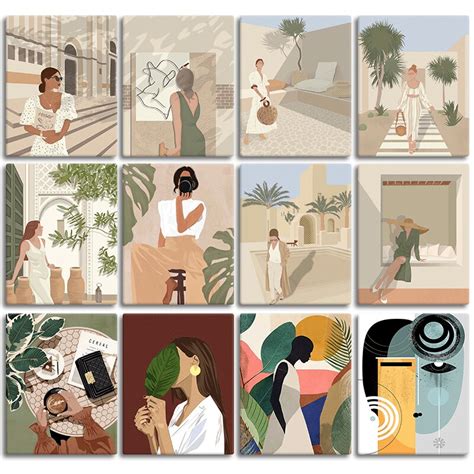 피포페인팅 Gatyztory Diy 페인트 숫자 별 애니메이션 풍경 색칠 그림 숫자 별 아크릴 페인트 성인용 집 장식 선물