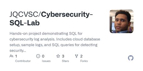 Github Jqcvsc Cybersecurity Sql Lab Hands On Project Demonstrating
