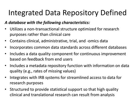Ppt Integrated Data Repository Survey Powerpoint Presentation Free