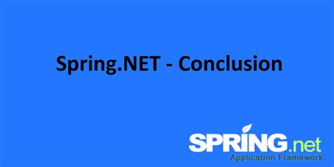 Introduction To SPRING NET An Open Source NET Framework Spring NET