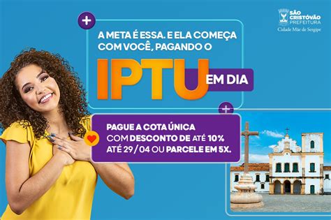 Prefeitura De São Cristóvão Disponibiliza Desconto De 10 Em Cota única
