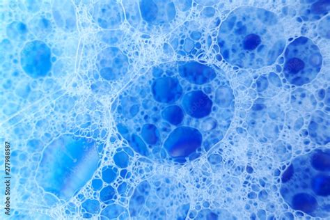 Foamy Soap Bubbles Background