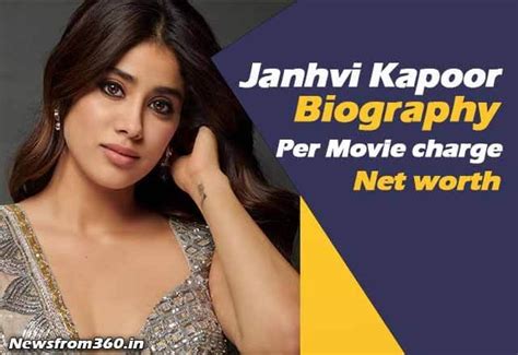 Janhvi Kapoor Biography Age Boyfriend Movies Income And Net Worth