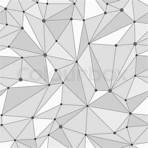 Geometric Mesh Seamless Pattern Stock Vector Colourbox