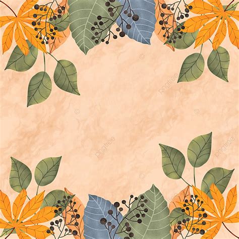 안녕하세요 가을 배경 단풍 가을 배경 가을 가을 배경 일러스트 및 사진 무료 다운로드 Pngtree