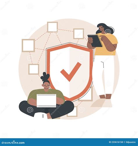 Decentralized Application Abstract Concept Vector Illustration Stock Vector Illustration Of