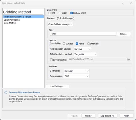 Grid Data Select Data