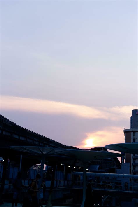 Building City Shadow With Sunrise Sunset Sky Time Background 24255311