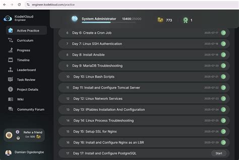 day 16 of 100 days of devops nginx load balancer setup in a high