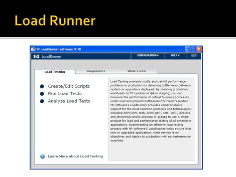 Ppt Welcome To Load Runner Training Program Powerpoint Presentation