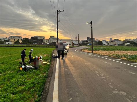 騎車訪友摔入農田 苗栗7旬夫婦1死1重傷（2） 圖