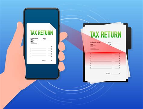 Tax Return Business Financial Investment Accounting Concept Flat Vector Illustration 37005197