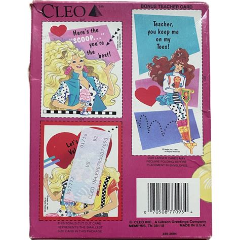 Cleo Barbie Cool Times Valentines Day Cards 3502004 Barbiepedia