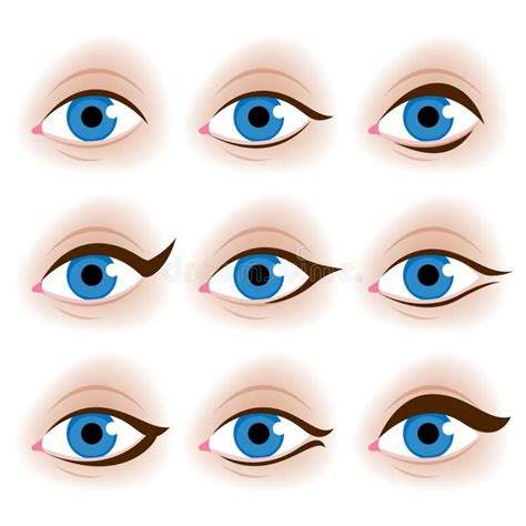 Eyeliner Schemes Stock Illustrations 7 Eyeliner Schemes Stock