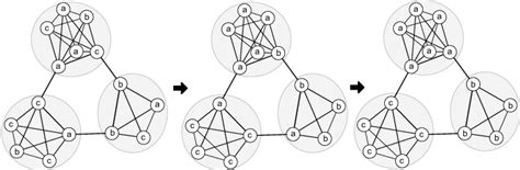 a simple simulation of the label propagation process for community download scientific diagram