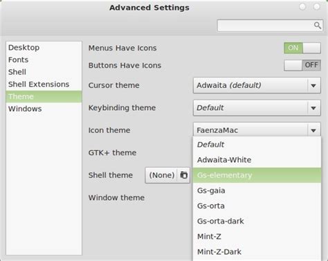 How To Install Gnome Shell Themes In Linux Mint 12 Sudobits Blog