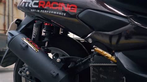 Trc Racing Power Pipe Yamaha Aerox V1 V2 Muffler Exhaust With Removable