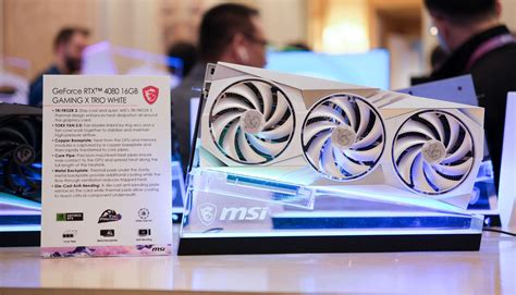 Msi Reveals Geforce Rtx 40804070ti Gaming X Trio White Graphics Cards