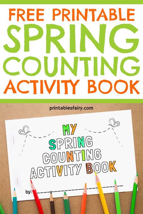 Spring Counting Activity Book