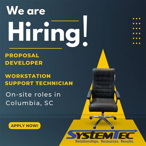 Systemtec On Linkedin Columbiasc Scjobs Hiringnow Jobopportunities Bestplacetoworkinsc