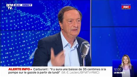 Flambée du prix des carburants Michel Édouard Leclerc perçoit une