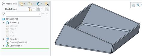 Solved Sheetmetal Basic Question Ptc Community