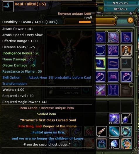Full Mage Item Knight Server Destan 95767
