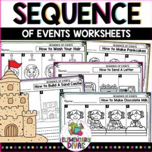 Sequence Of Events Worksheets Made By Teachers