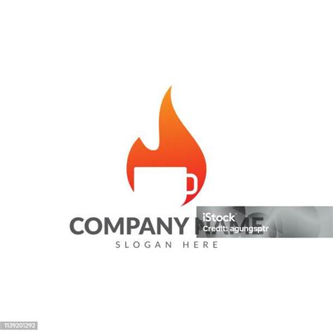 Templat Logo Kopi Panas Ilustrasi Stok Unduh Gambar Sekarang Biji Kopi Panggang Bisnis