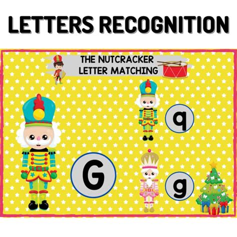 The Nutcracker Letters Recognition Boom Cards Upper To Lowercase Letters