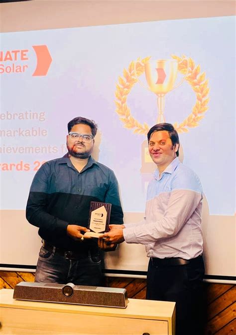 raman kumar on linkedin being awarded for promoting inverter sales in fy 2023 24 🎉🎉 thank