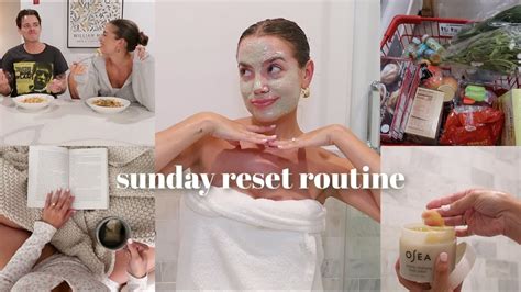 Sunday Reset Routine Self Care Deep Clean And Prep For The Week Youtube