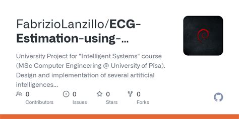 GitHub FabrizioLanzillo ECG Estimation Using Different Artificial Intelligences University