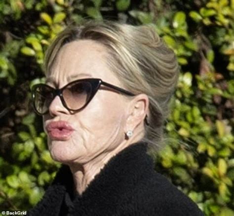 Melanie Griffith 65 Steps Out In All Black For A Low Key Stroll