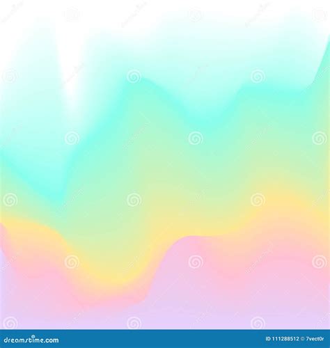 Spring Sumemr Blurred Soft Pastel Color Palette Smooth Gradient Flow