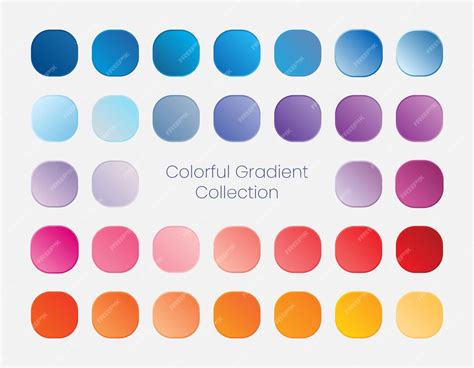 Premium Vector Colorful Gradient Collection