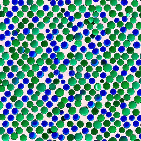 A Repeating Pattern Of Interlocking Circles In Shades Of Blue And Green Resembling A Water