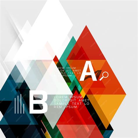 Premium Vector Abstract Triangles And Lines Vector Background