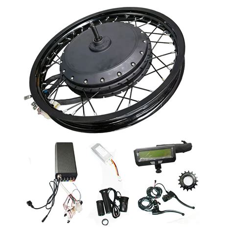 Mm Dropout Km H Max Speed LCD Display W Electric Bike Conversion Kit V V W E