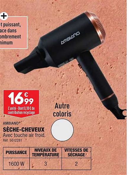 Promo Sèche cheveux Ambiano chez Aldi iCatalogue fr