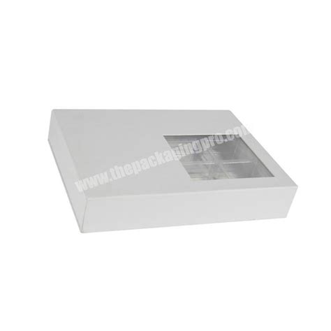 Custom Luxury Collapsible Paper Fancy Packaging Chocolate Praline Box