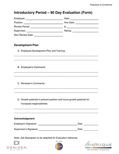 90 Day Performance Review Template Lovely 90 Day Revi Vrogue Co