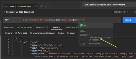 Postman Collections For Sync Gateway Administration The Couchbase Blog