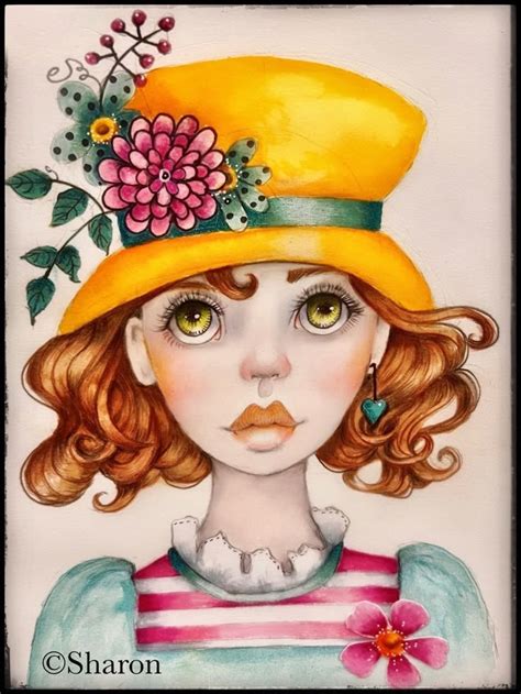Big Eyes Art Eye Art Girl Face Art Girl Draw Beautiful Color
