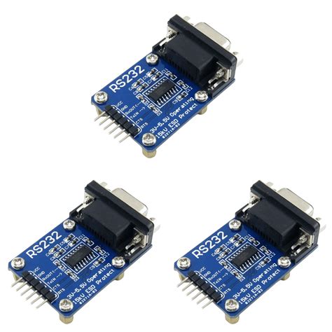 Módulo Waveshare Rs232 Sp3232 3v 55 V Db9 A Placa Convertidora Ttl Esd